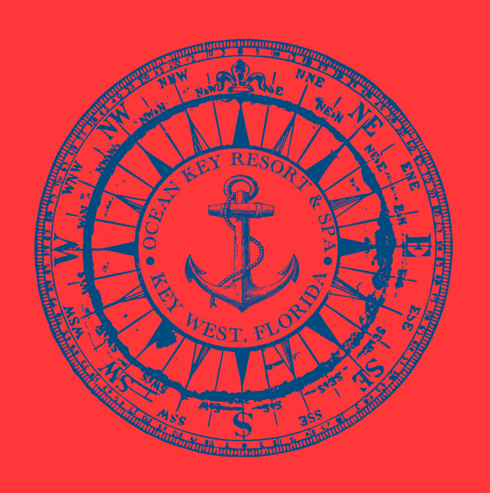 Long Sleeve Tee - Compass Print