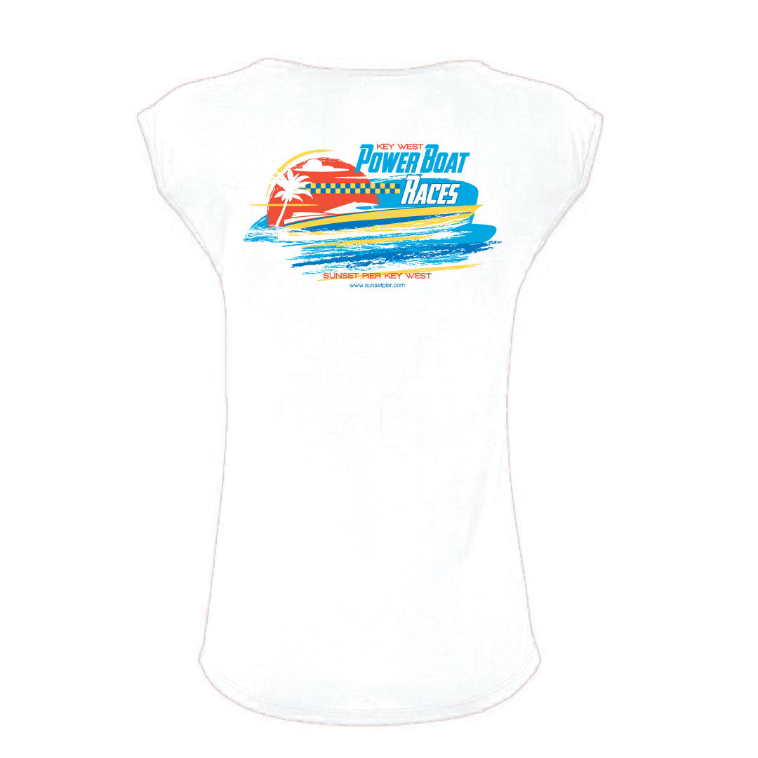 Women's V-Neck Power Boat Race – Madda Fella
